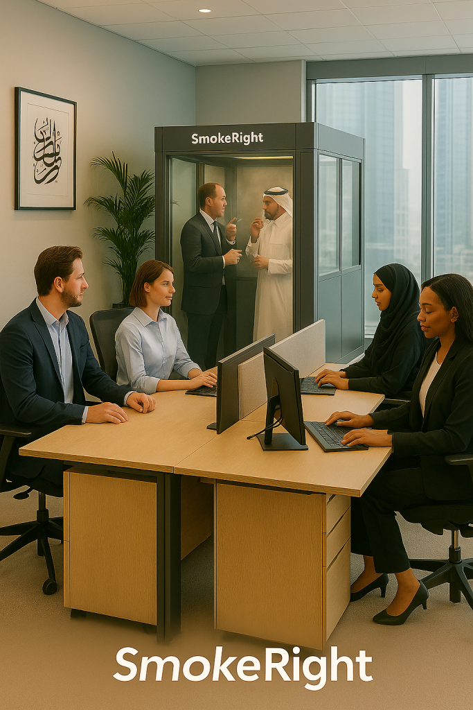 Indoor smoking cabins UAE